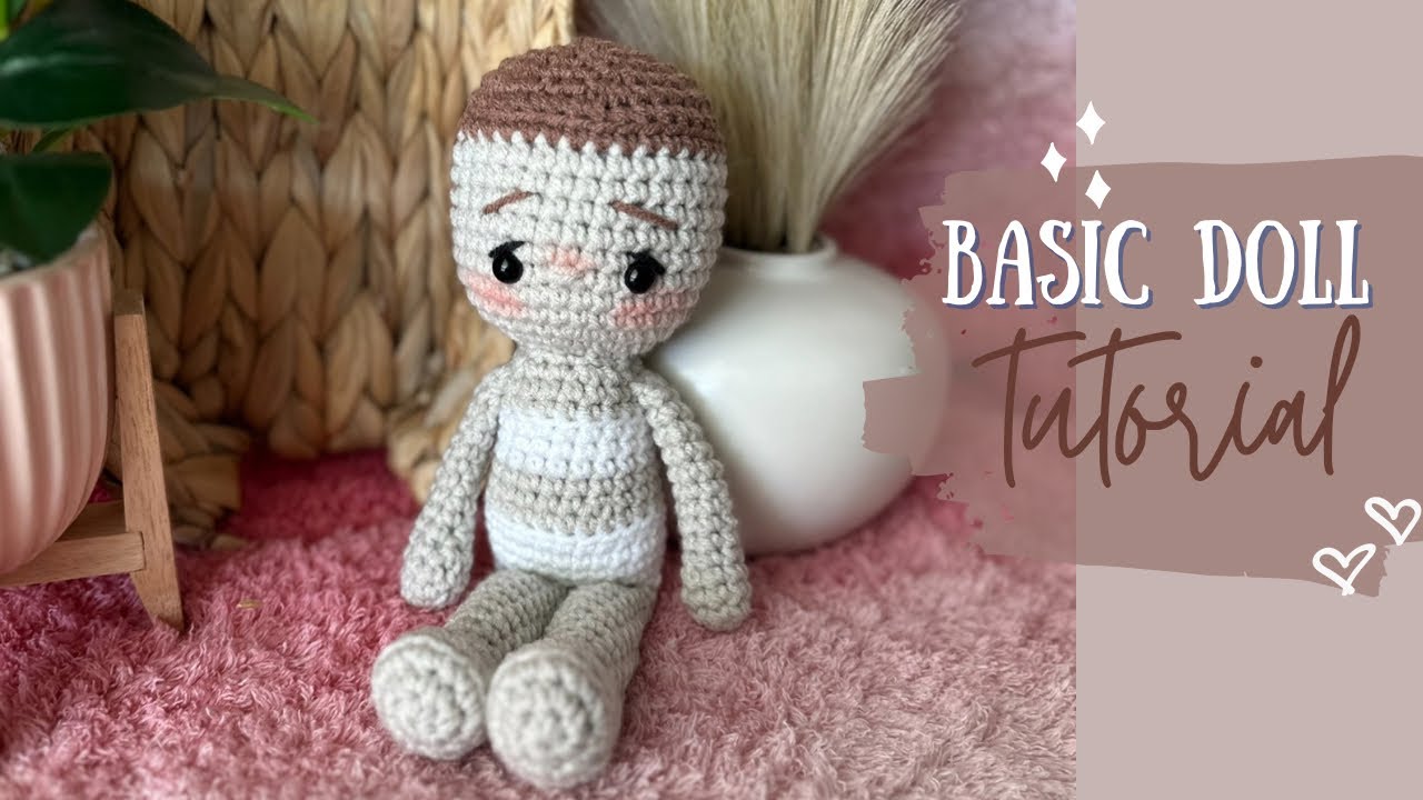 Easy Crochet Doll Tutorial How to Crochet A Basic Doll