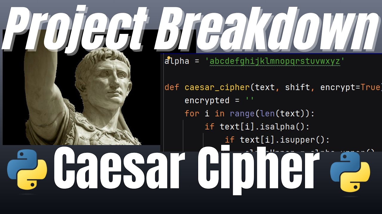 Python Project Breakdown - Caesar Cipher