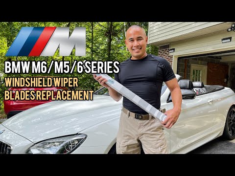 How to Change/Replace Windshield Wiper Blades On BMW M6/M5 F12, F10, F13, F06 and 650i/6 Series