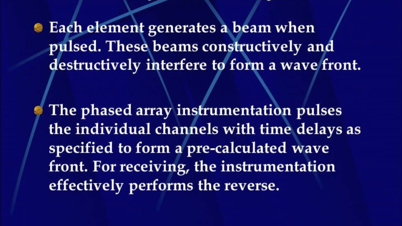 TOFD and Phased Array course highlight video
