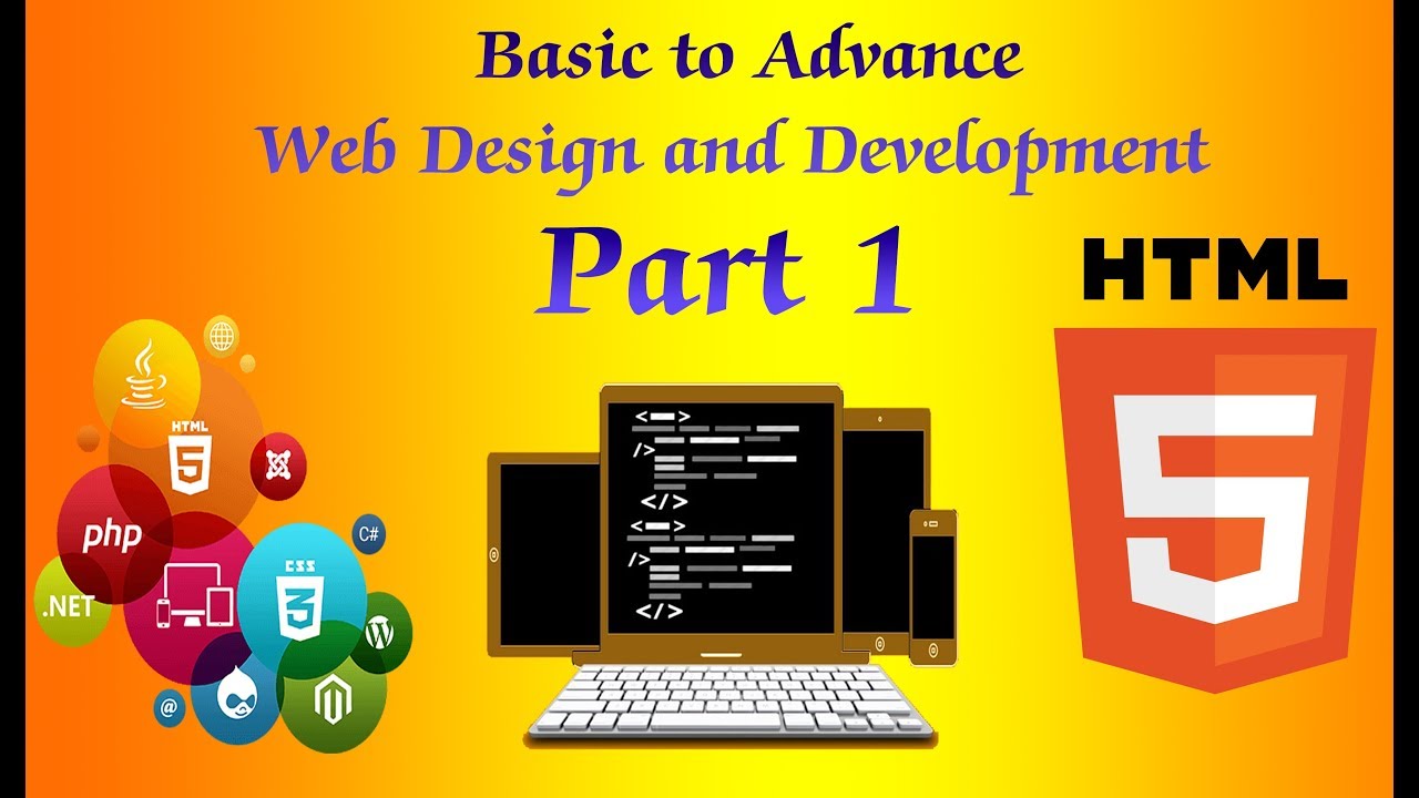 Web Design Basic Course Bangla Tutorial HTML  Part 1
