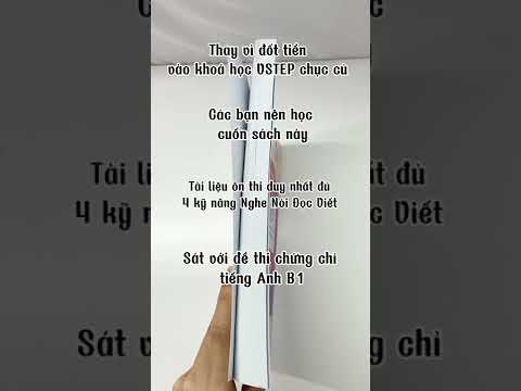 Chuẩn bị thi Vstep B1 mà không biết cuốn này thì quá phí! #vstep #vstepB1