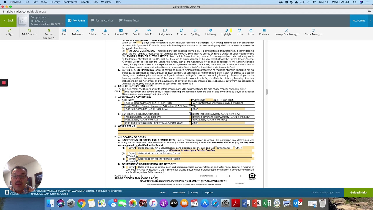 ZipForms - How to Fill Out Important Parts of Documents with PMZ Orangeburg Manager, Taide Zamora