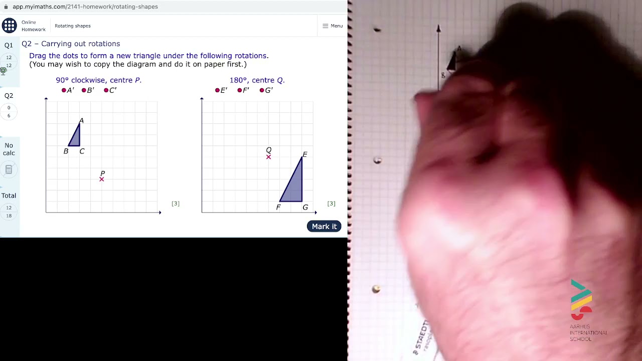 MyiMaths Rotating Shapes Q2