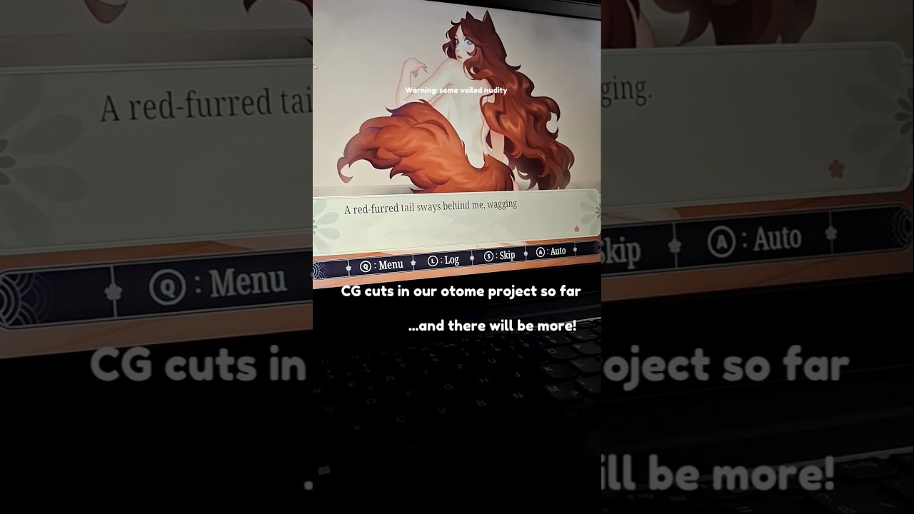 CG cuts in Ookami Okami visual novel demo so far~