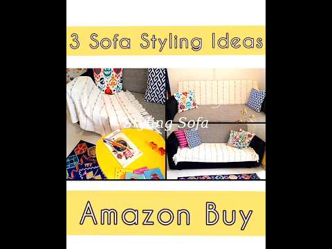 Style your Sofa using this elegant Amazon Sofa throw,#homedecor #decorideas #sofa_cover
