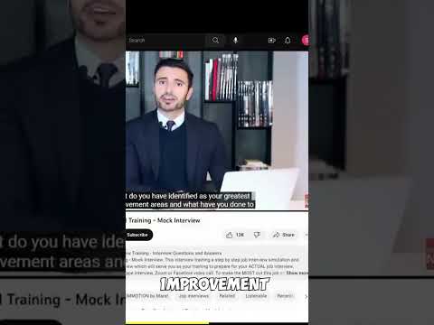 AI used to create a mock interview #shorts #Artificialintelligence