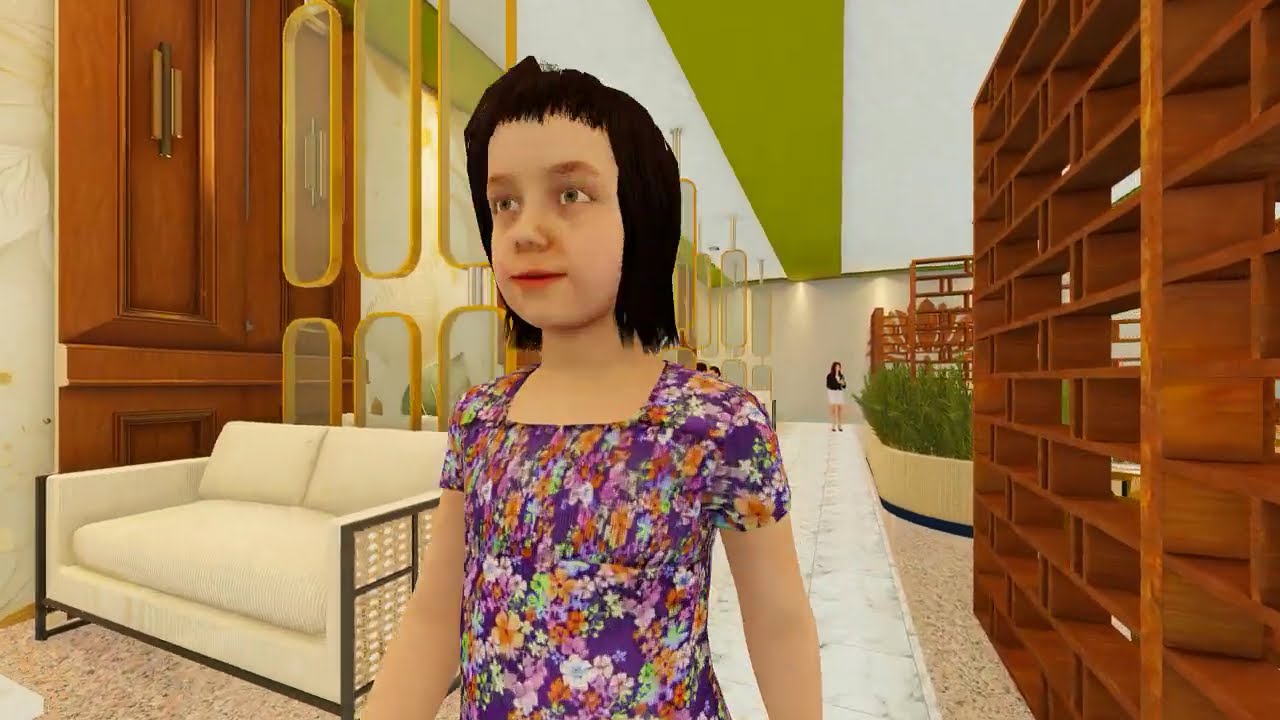 Realistic Render  - lounge aria interior Rendering  in Lumion Pro 12.