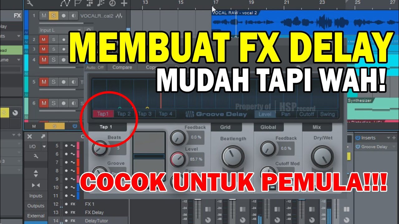 Easy Tutorial to Create Delay FX in Studio One