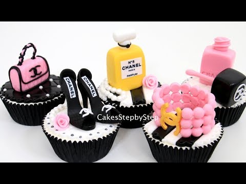 CHANEL Fashion CUPCAKES Idea with MINIATURES by Cakes StepbyStep