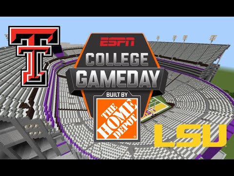 Texas Tech vs LSU Minecraft Football Hype Video (CFL)