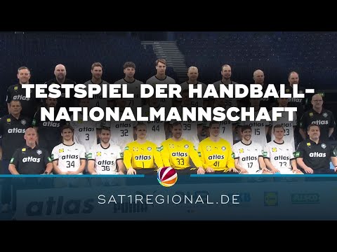 Deutsche Handball-Nationalmannschaft vor Testspiel gegen Brasilien in Hamburg