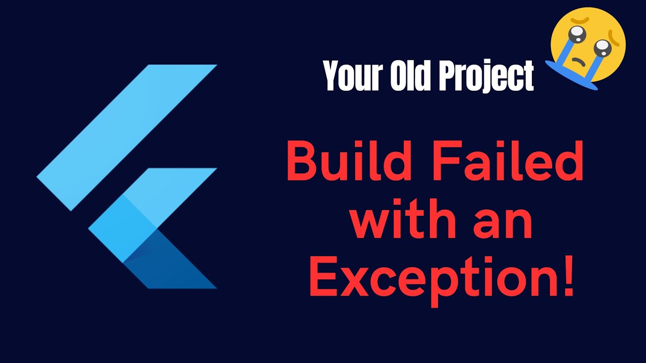 Failure: Build Failed with an Exception! || Flutter App build Failed issue solved
