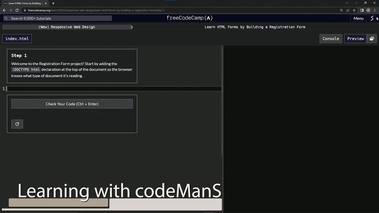 (ARCHIVED) Learn HTML Forms by Building a Registration Form - Step 1