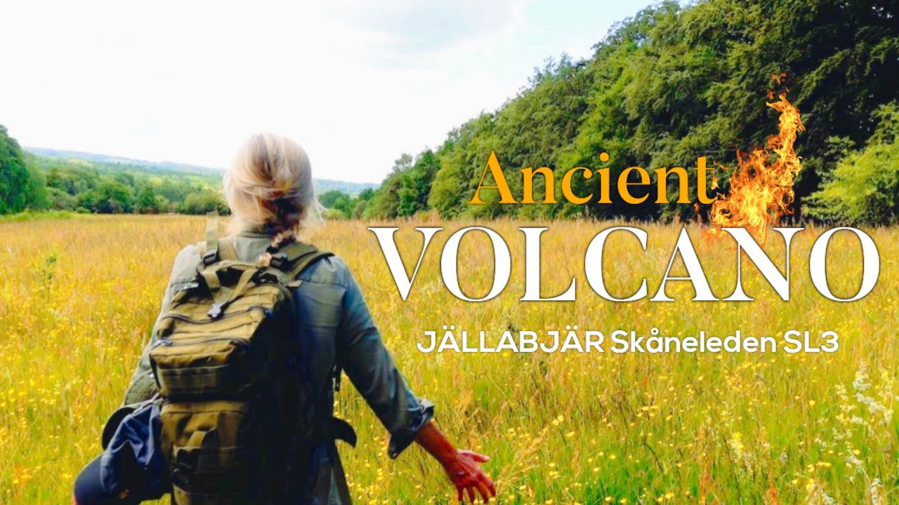 Ancient VOLCANO in JÄLLABJÄR - 100 millions years |  Skåneleden SL3 Sweden | ep.44 #hiking #volcano
