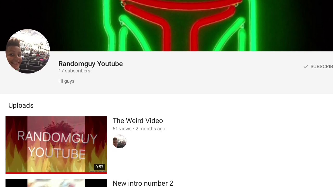 Shoutout To Randomguy YouTube