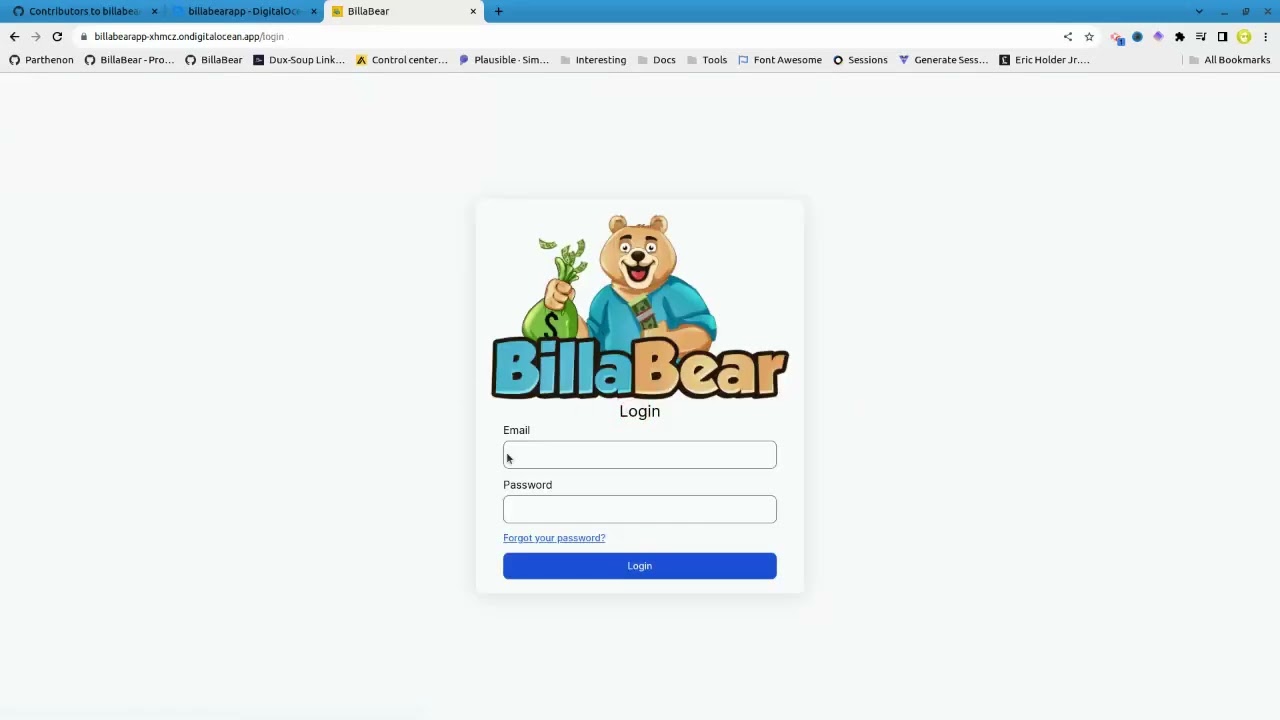 BillaBear - 2023.04 - Deployment