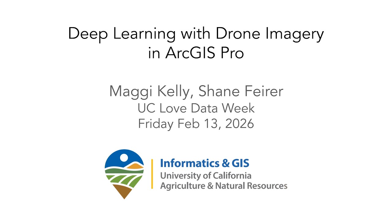 Deep Learning with Drone Imagery in ArcGIS Pro