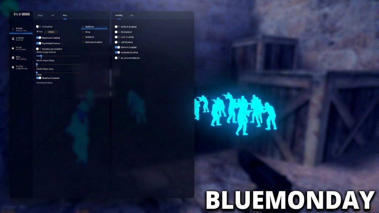 NEW CHEAT RELEASE 🔥 BLUEMONDAY CS 1.6 HACK | WALLHACK / KZ / ESP / SGS