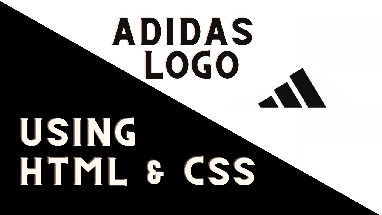 Create Adidas Logo || Using HTML & CSS