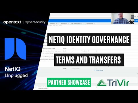 Terms and Transfers | NetIQ Identity Governance