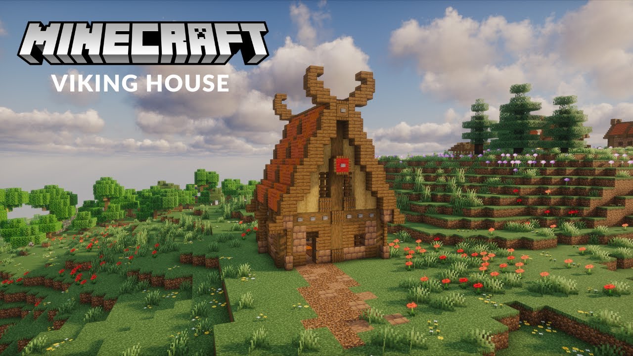 How to Build a Viking House in Minecraft | Tutorial
