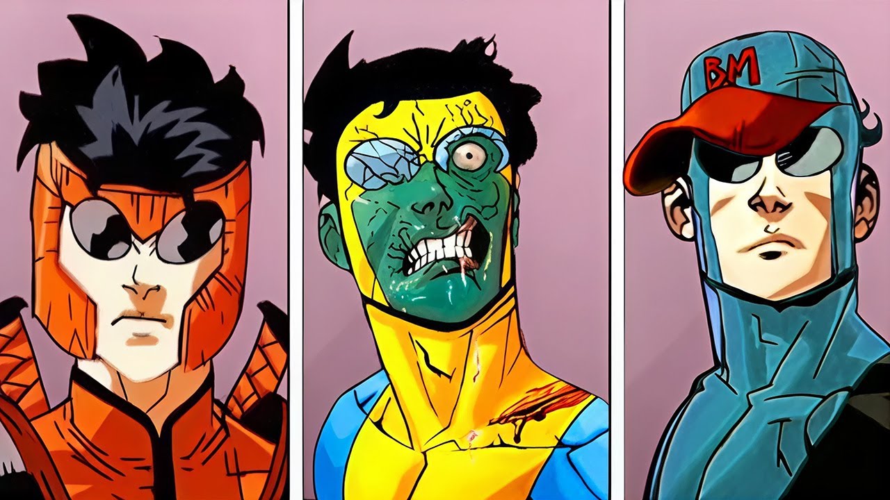 Las VARIANTES DESCARTADAS de INVINCIBLE