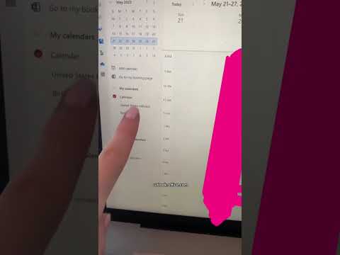 Outlook calendar tip #hackyourhr #shorts #corporate #work
