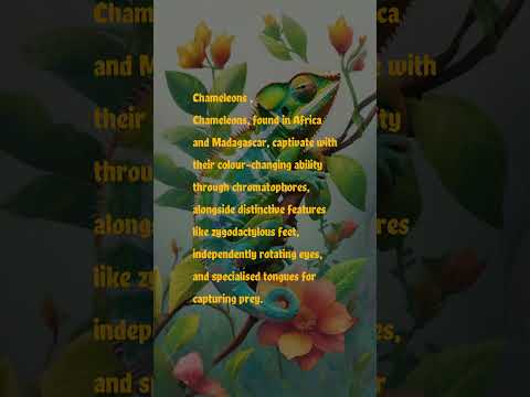 Chameleons Pronunciation, Intro & Facts #english #pronunciation