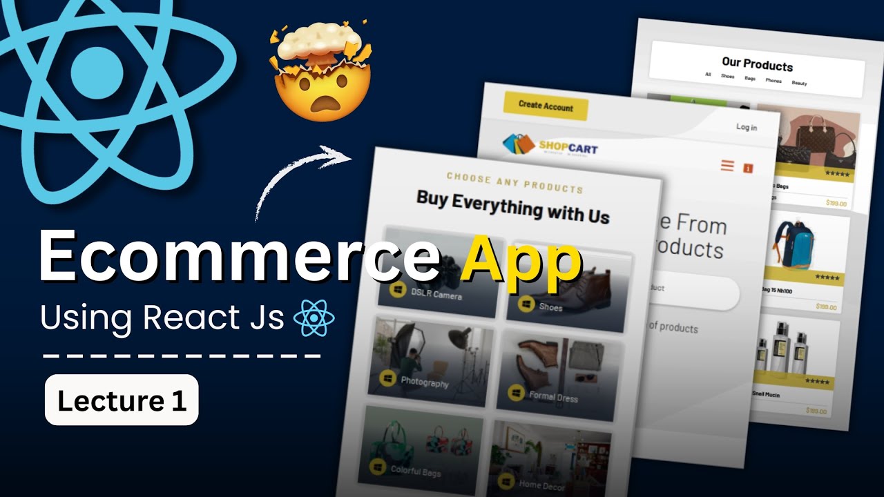Build a Full React E-Commerce Website Step-by-Step (2025) | Beginner to Advanced Tutorial