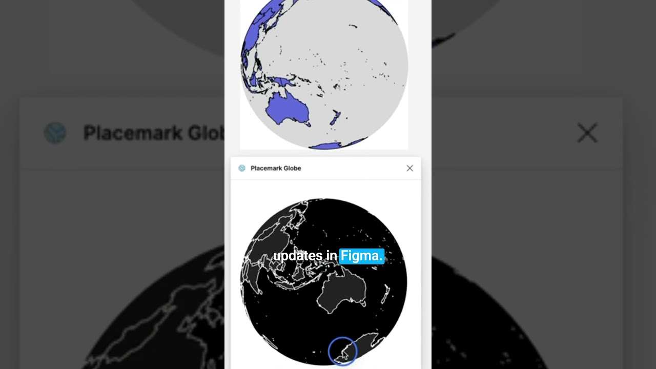Creating a globe in Figma #map #figma #figmadesign #cartography