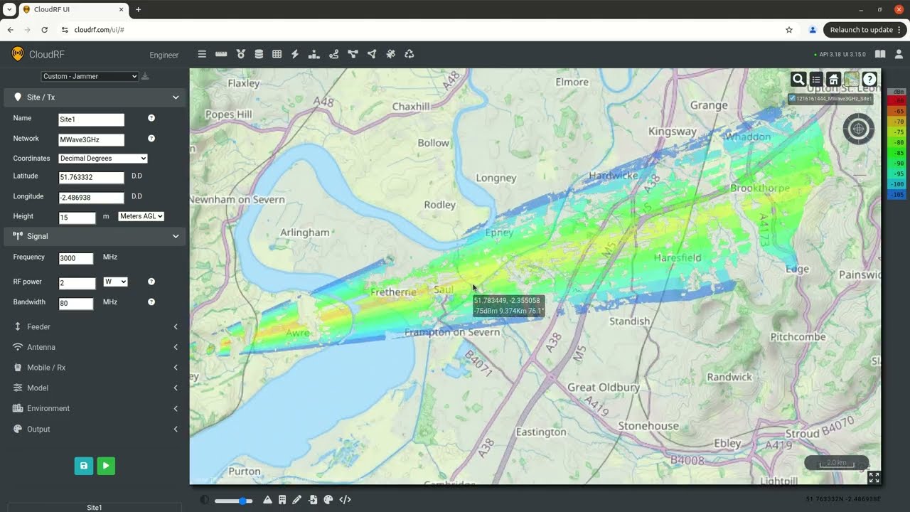 Interference analysis: Microwave link
