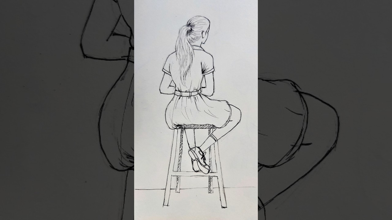 get that perfect pose, sitting reference drawing | female figure