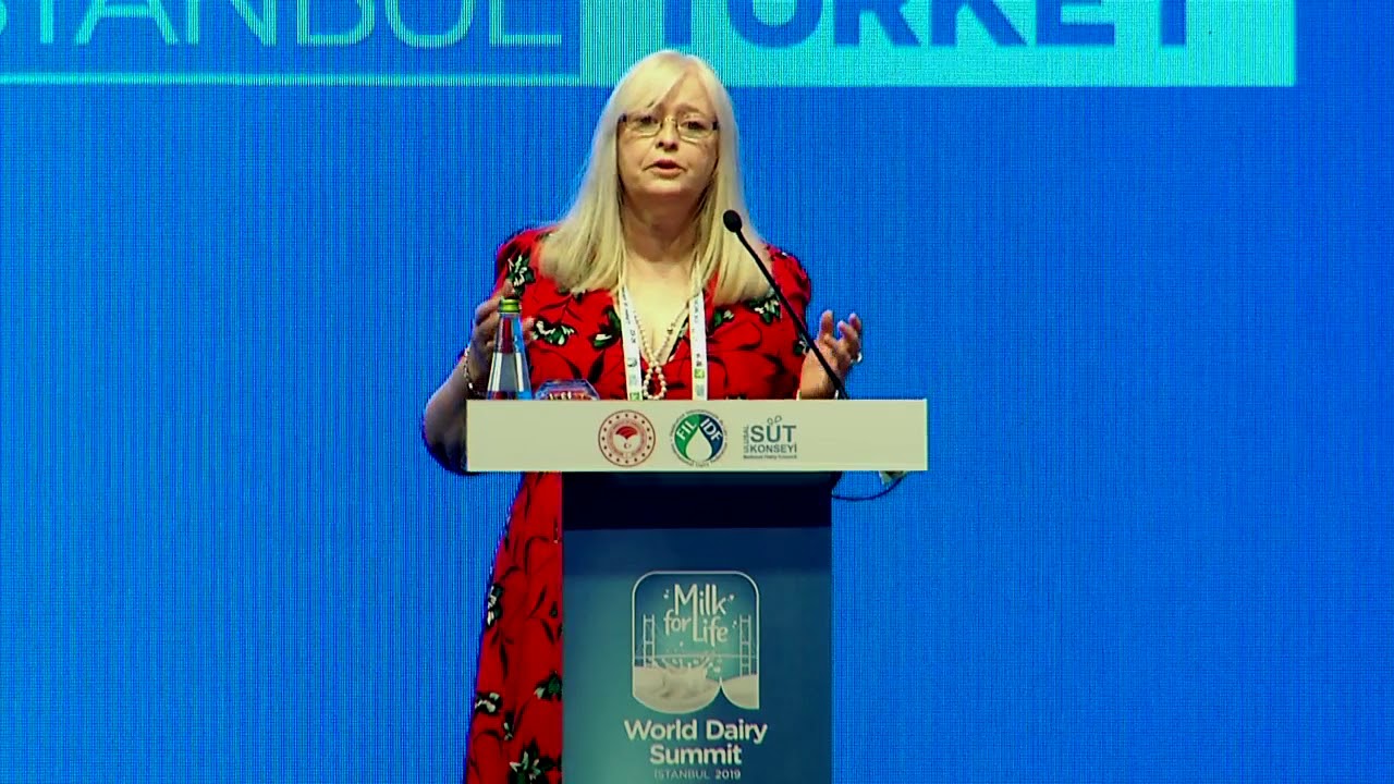 IDF President Dr Judith Bryans launches the 2019 IDF World Dairy Summit