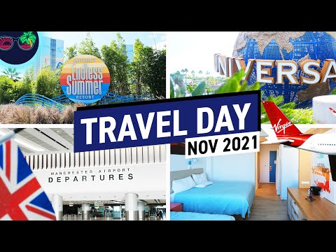 Orlando Travel Day Vlog November 2021 | Manchester to Orlando International Airport | Dockside Inn