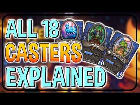 ALL 18 CASTERS EXPLAINED!! | Hearthstone Mercenaries |