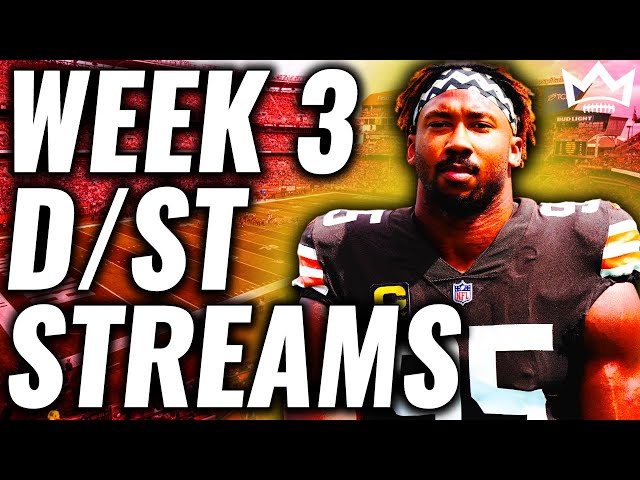 Streaming Defenses: Top Week 3 Fantasy options for Team Defenses