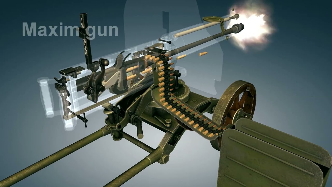 Maxim machine gun | 3dGun