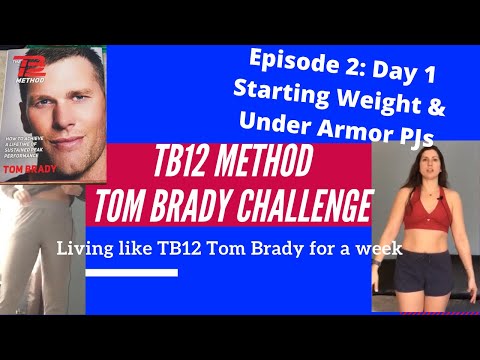 Tom Brady TB12 Method Challenge Day 1 & Under armor Recovery Sleepwear- Episode 2