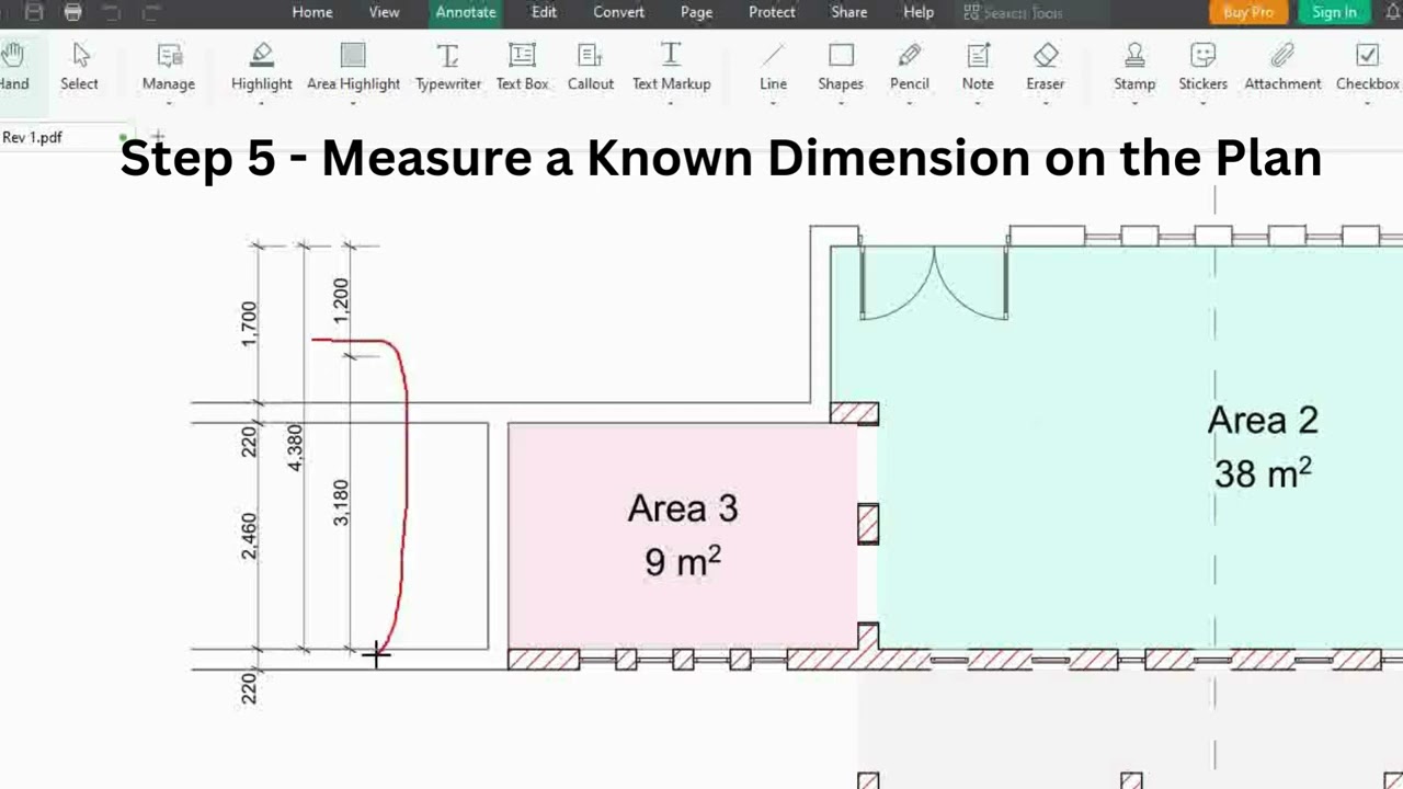 How To Scale PDF Drawing on SwiftDoo PDF Measuring Tool - Construction and Building Plans