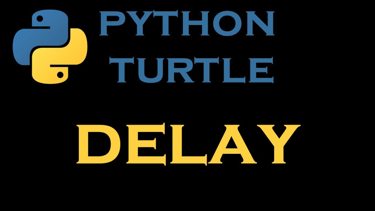 Python Turtle Graphics 20 # Delay Function