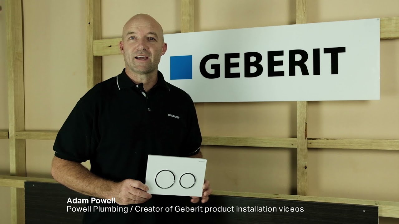 Geberit Kappa Button Installation