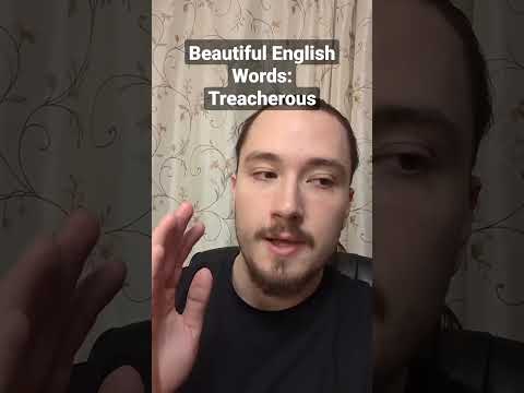 Beautiful English Words: Treacherous #dailyenglish #narcissist