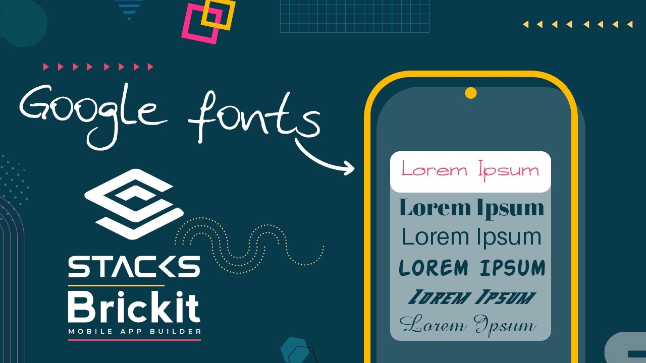 More Than 1000 Google Fonts - Stacks Builder Brickit