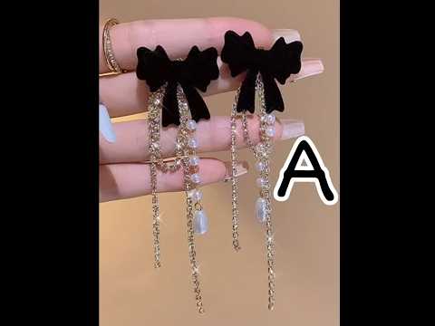 most trend party wear earrings choose your name Frist letter #youtube #videos #comments #trending