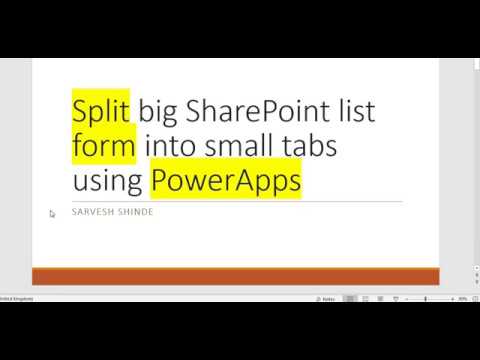 Split SharePoint List Forms into tabs using PowerApps Customization ...