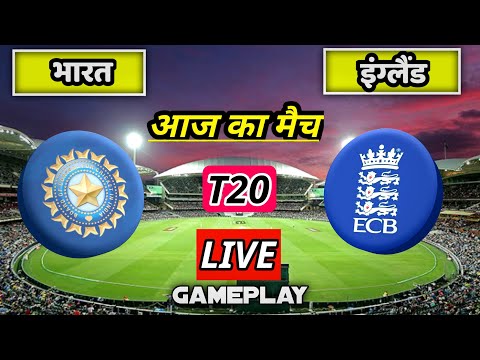 🔴LIVE - IND vs ENG 2nd T20 Cricket Match Today | Hindi | Cricket 19 gameplay #indvseng