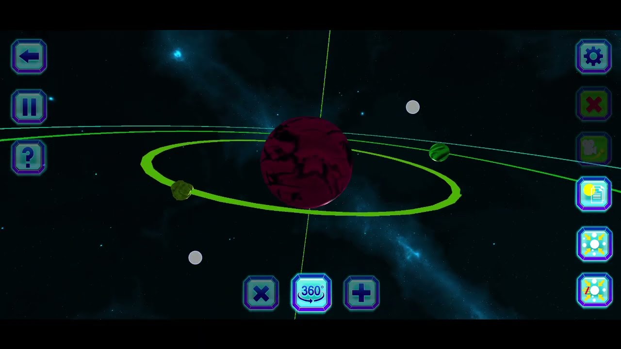 Galaxy Space Simulator 3D - mobile controls explained