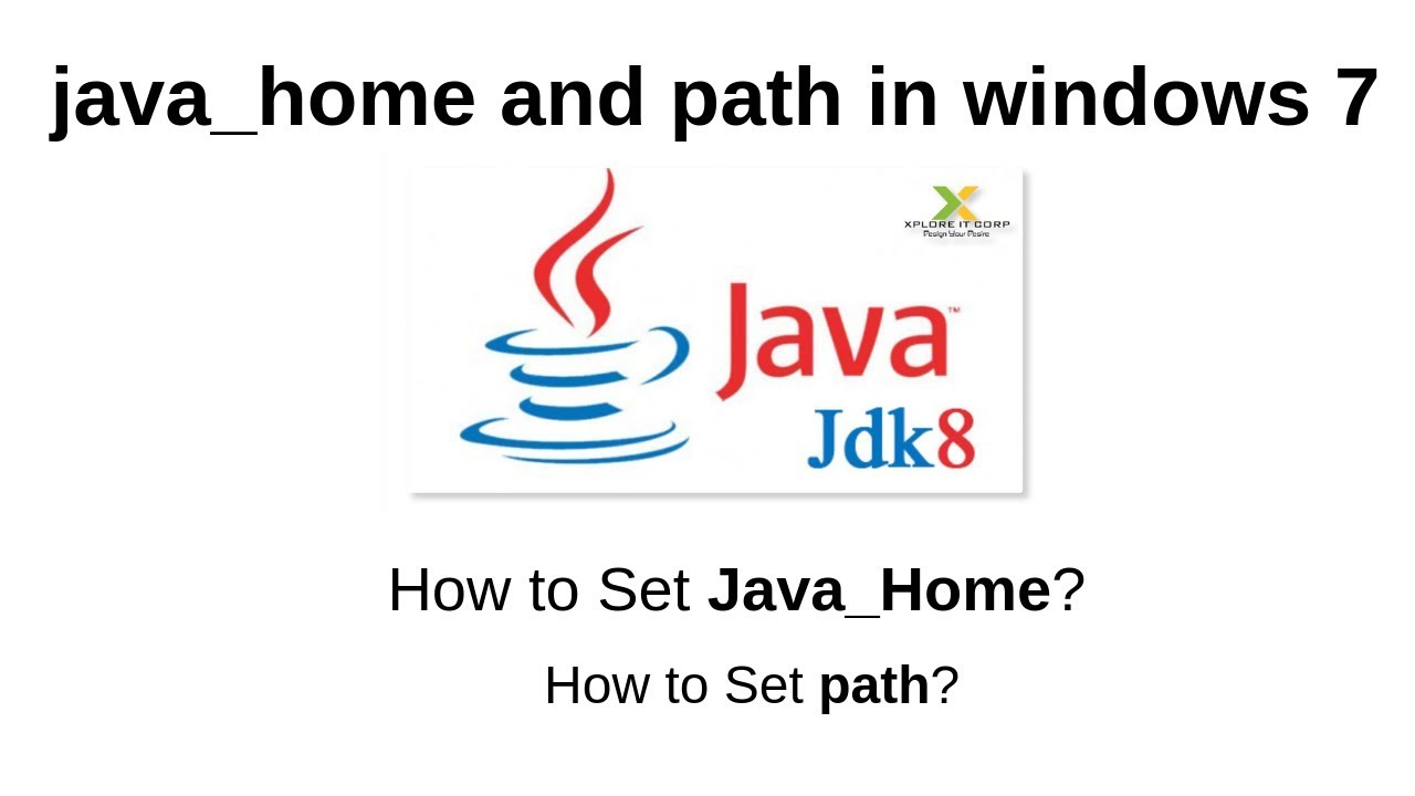 how to set java_home and path in windows 7 || JAVA_HOME || path || JDK
