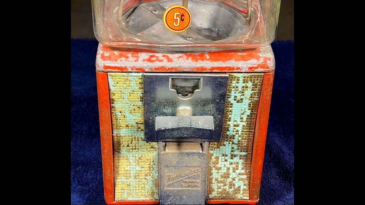 Vintage Northwestern Gumball Machine Restoration